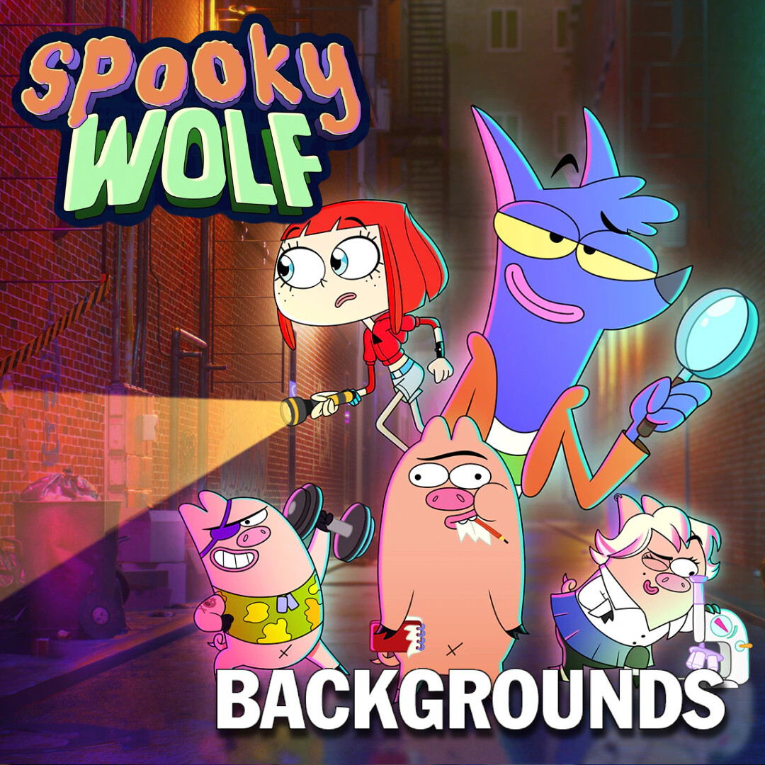 ArtStation - Spooky Wolf - 3D Backgrounds