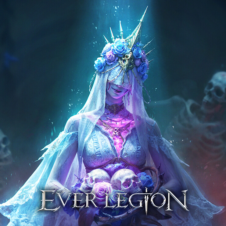 ArtStation - 《Ever Legion》® ：Ghost bride character illustration