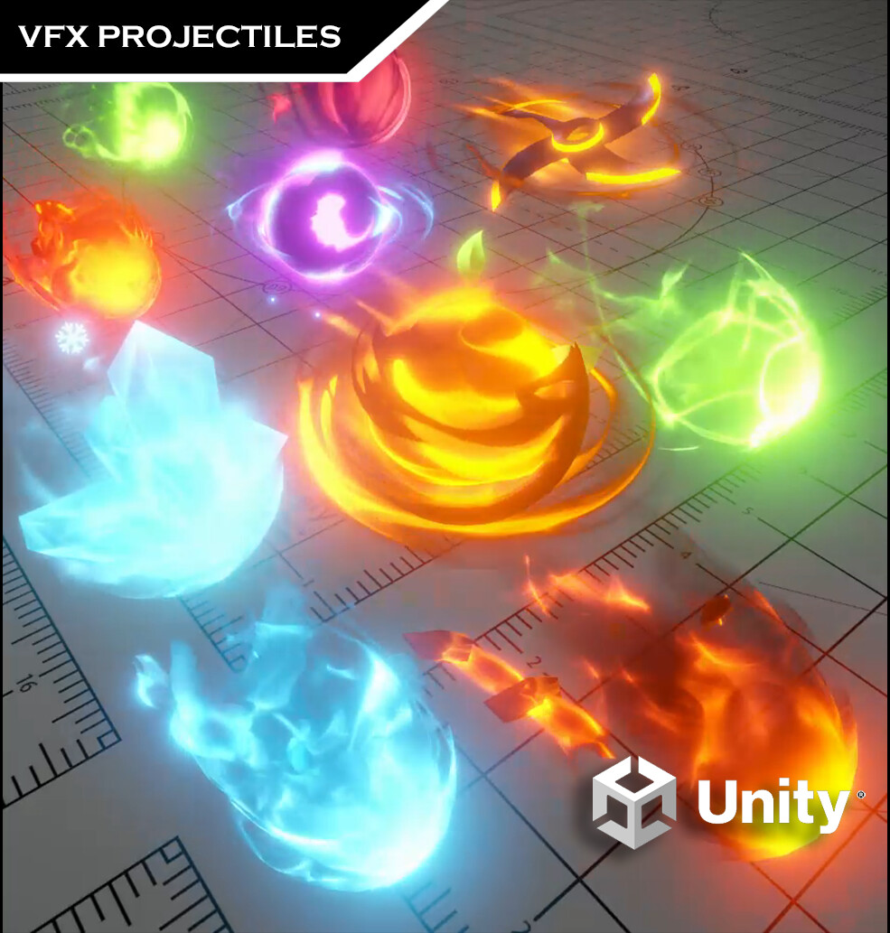 ArtStation - UNTIY VFX PROJECTILES