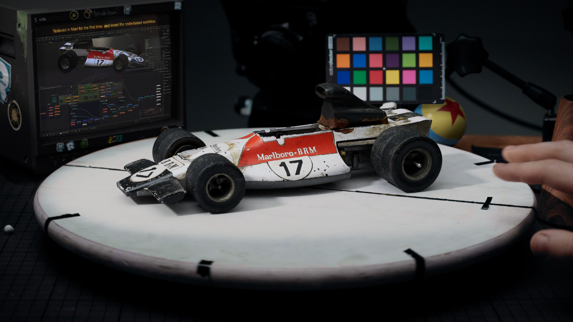 ArtStation - Old F1 Toy Car - Modeling & Lookdev Study