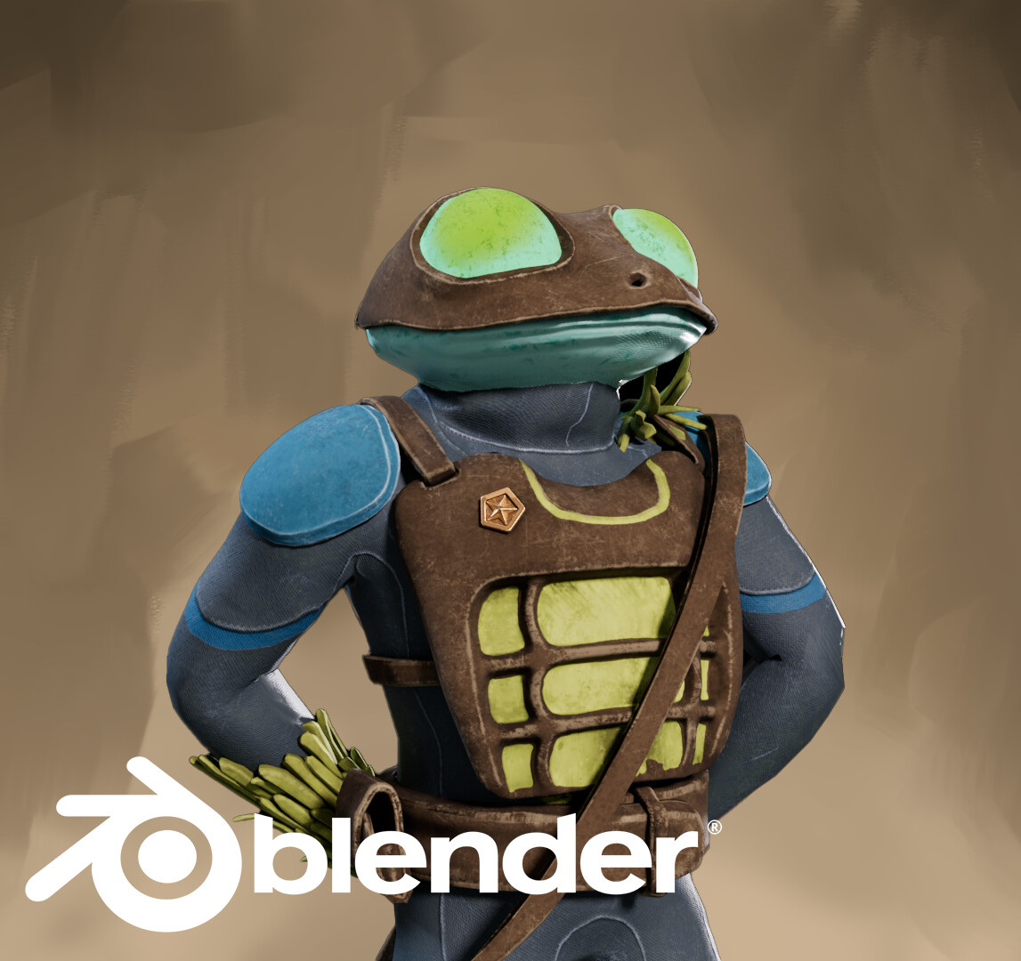 ArtStation - Croakie - 3D Character