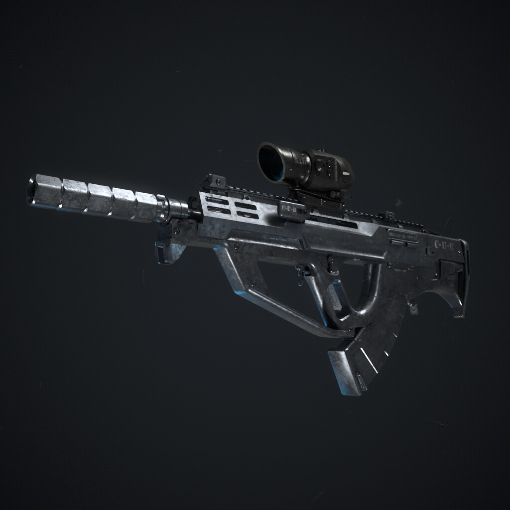 ArtStation - Gun concept 3d model