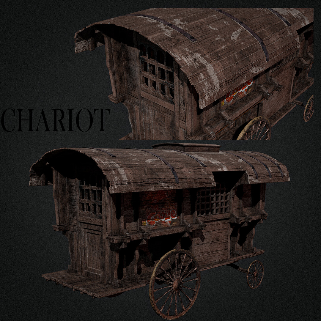 ArtStation - Ancient chariot