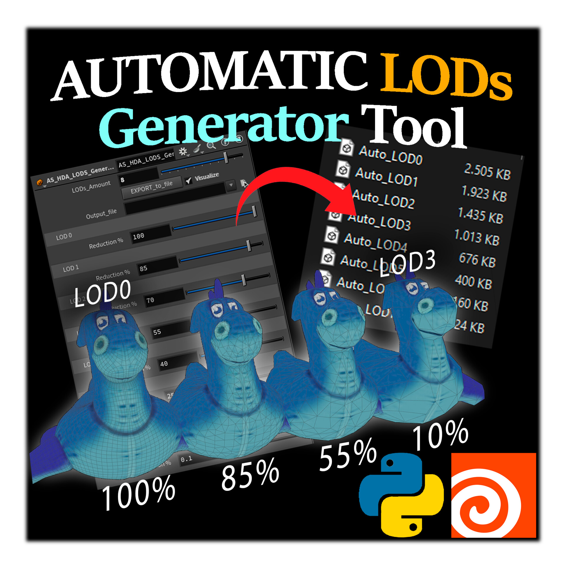 ArtStation - LODs_Generator