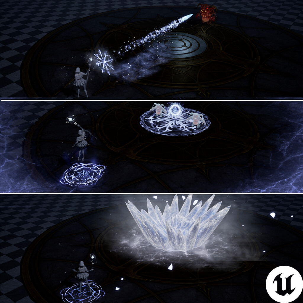 ArtStation - VFX Ice_Combo