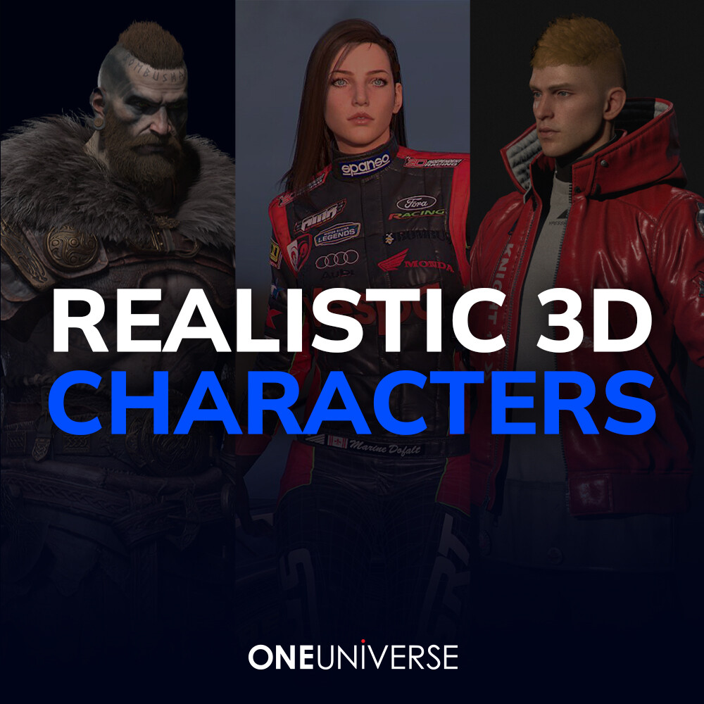 ArtStation - Realistic 3D Characters