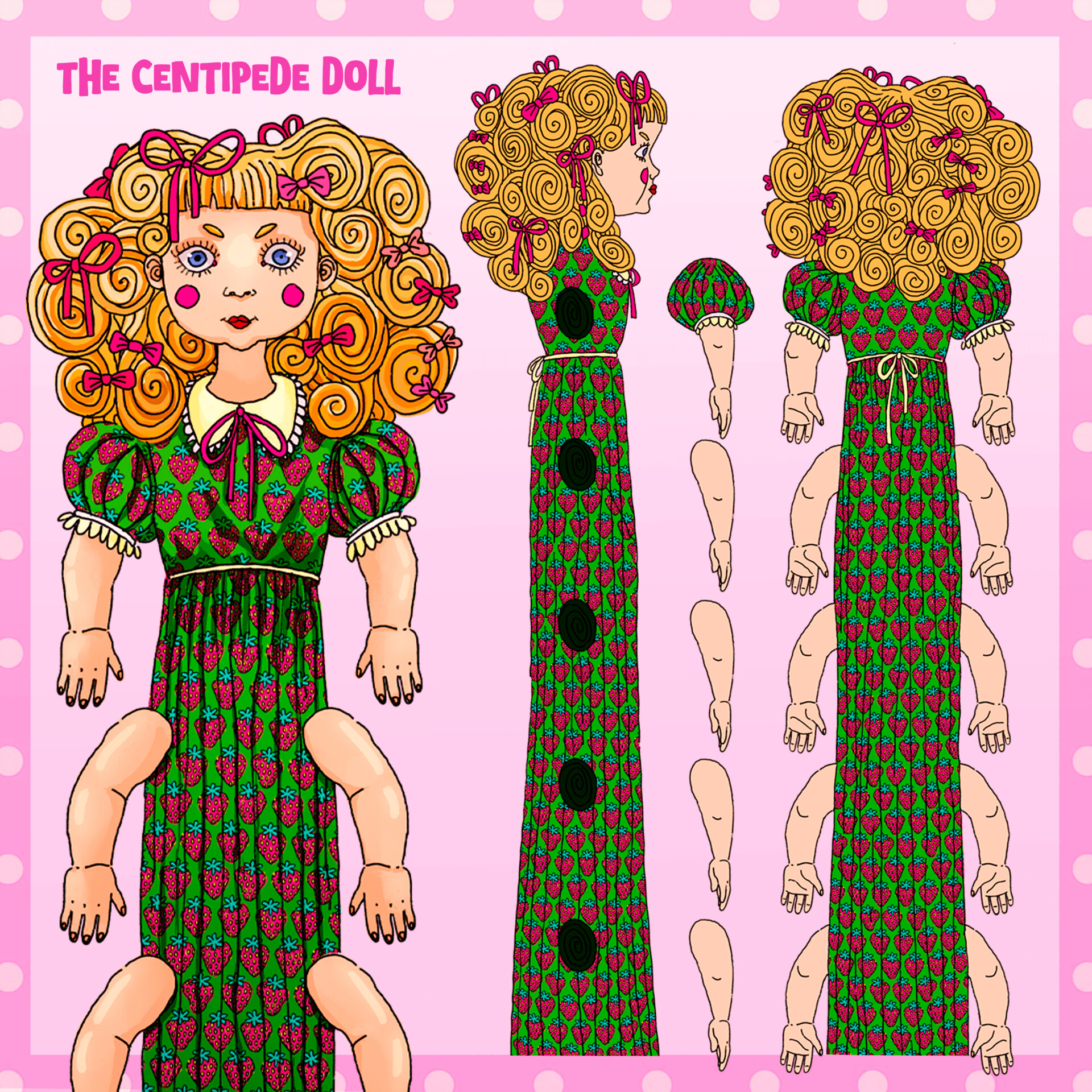 ArtStation - The Centipede Doll - Shoddy Toys