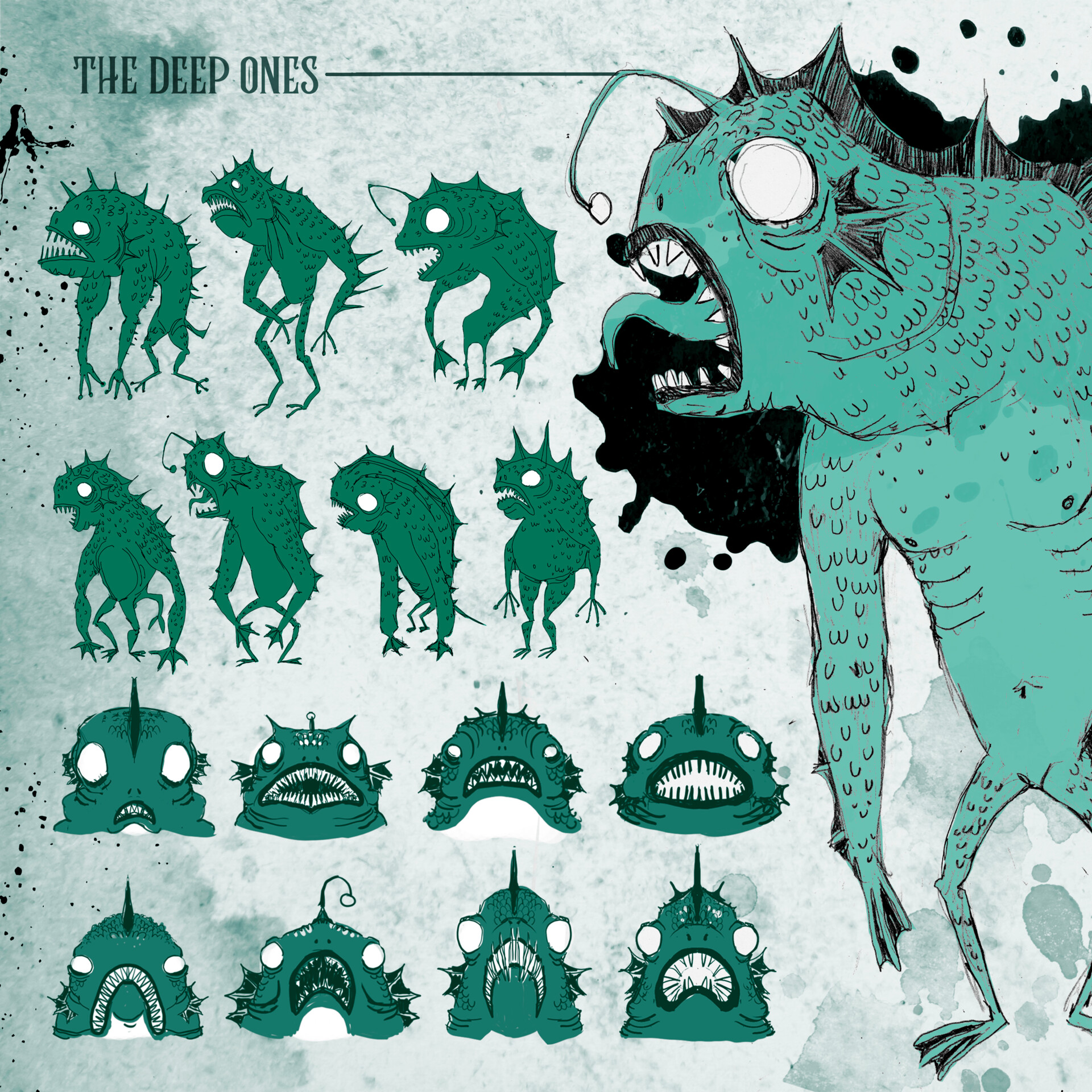 ArtStation - The Deep Ones - Lovecraft's Visions