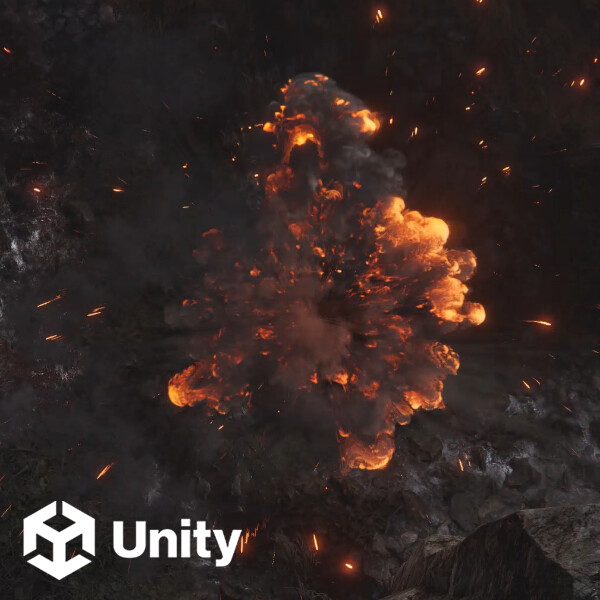 ArtStation - Small Explosive Grenades VFX (Unity, EmberGen)