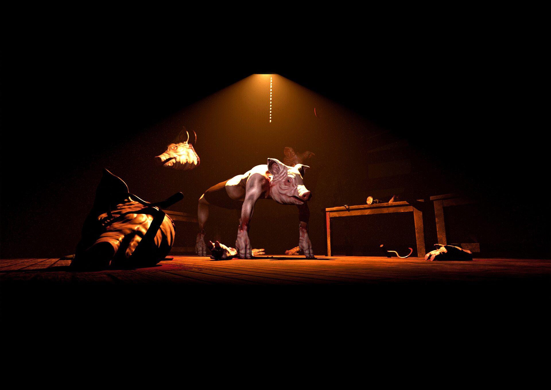 ArtStation - Pig Man Creature and Environment