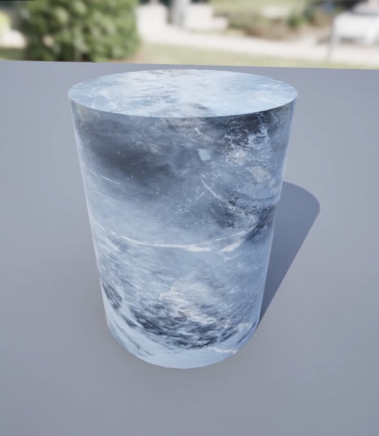 ArtStation - Volumetric Ice Shader in UE5