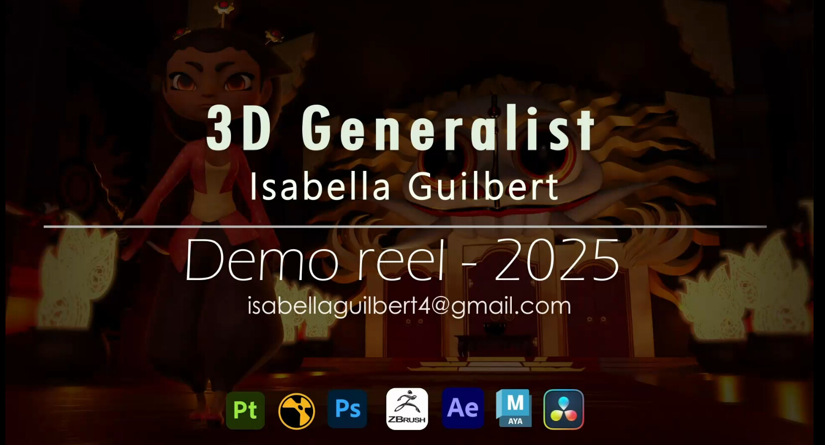 ArtStation - Demo reel 3D generalist