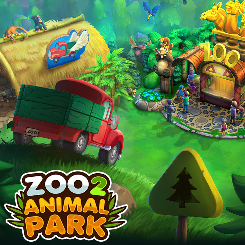 ArtStation - Zoo 2 Animal Park: Loadingscreen