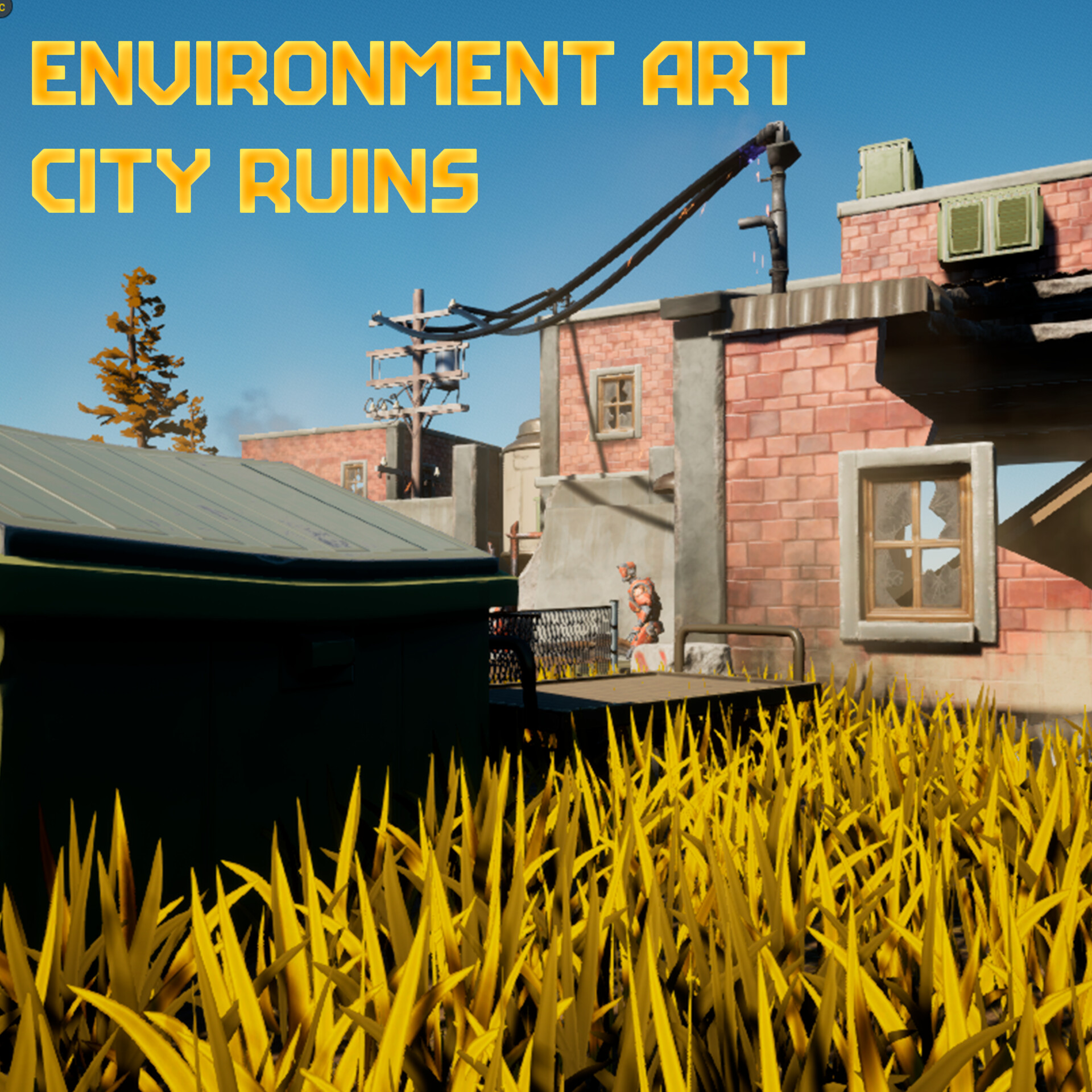 ArtStation - Environment art game locations city ruins