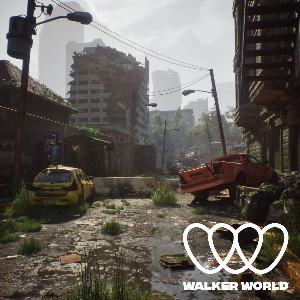 ArtStation - Walker World: Apocalyptic Urban Prototype (2022)