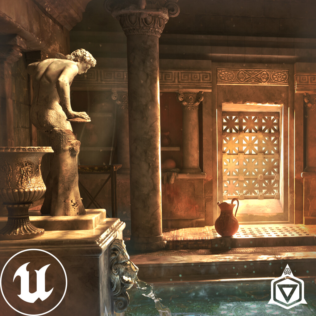 ArtStation - Roman Bath