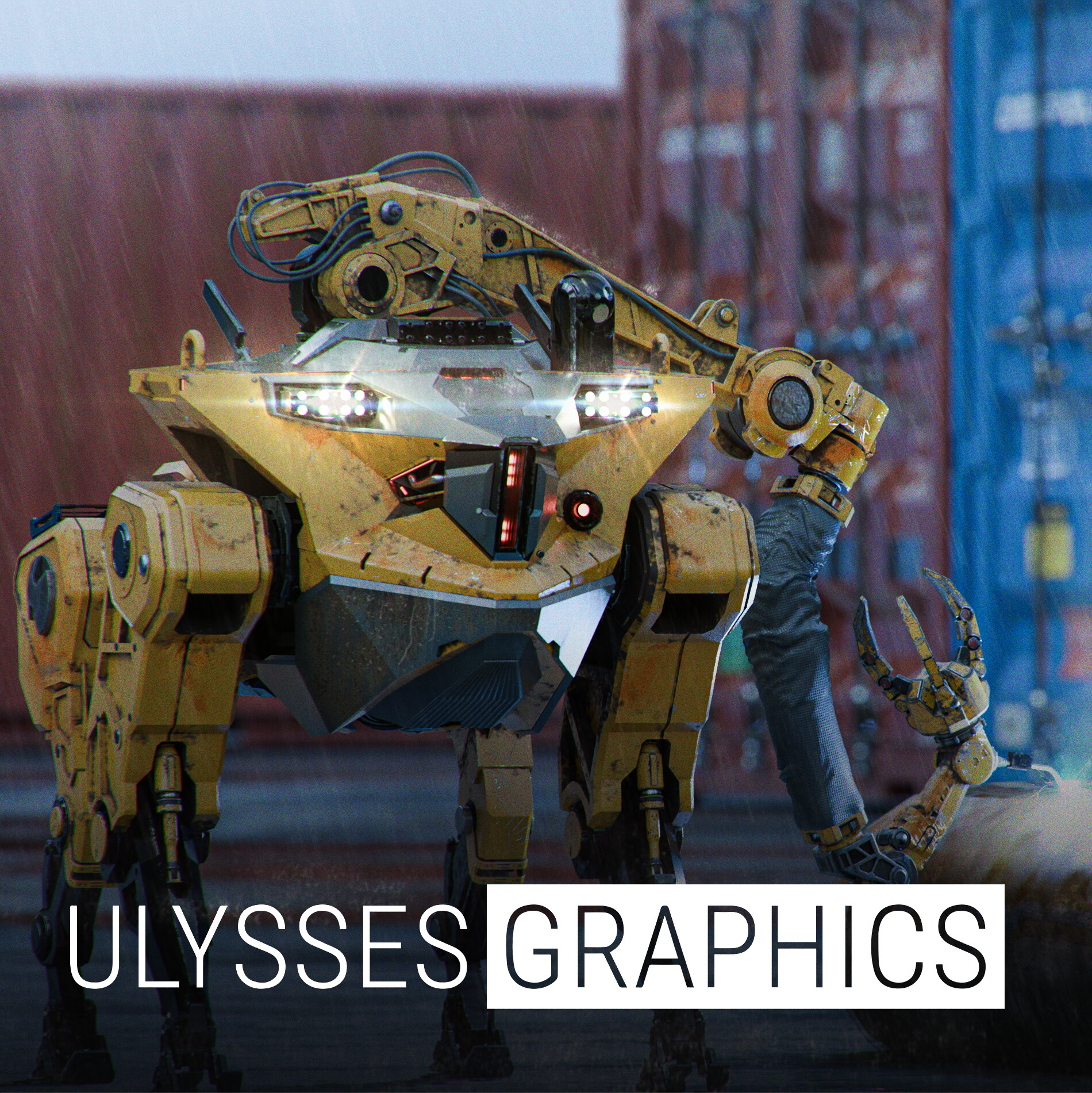ArtStation - Cyberdog - concept art for Ulysses Graphics