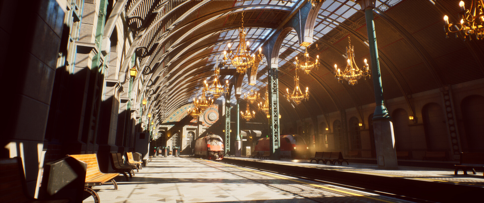 ArtStation - Victorian Train Station Test