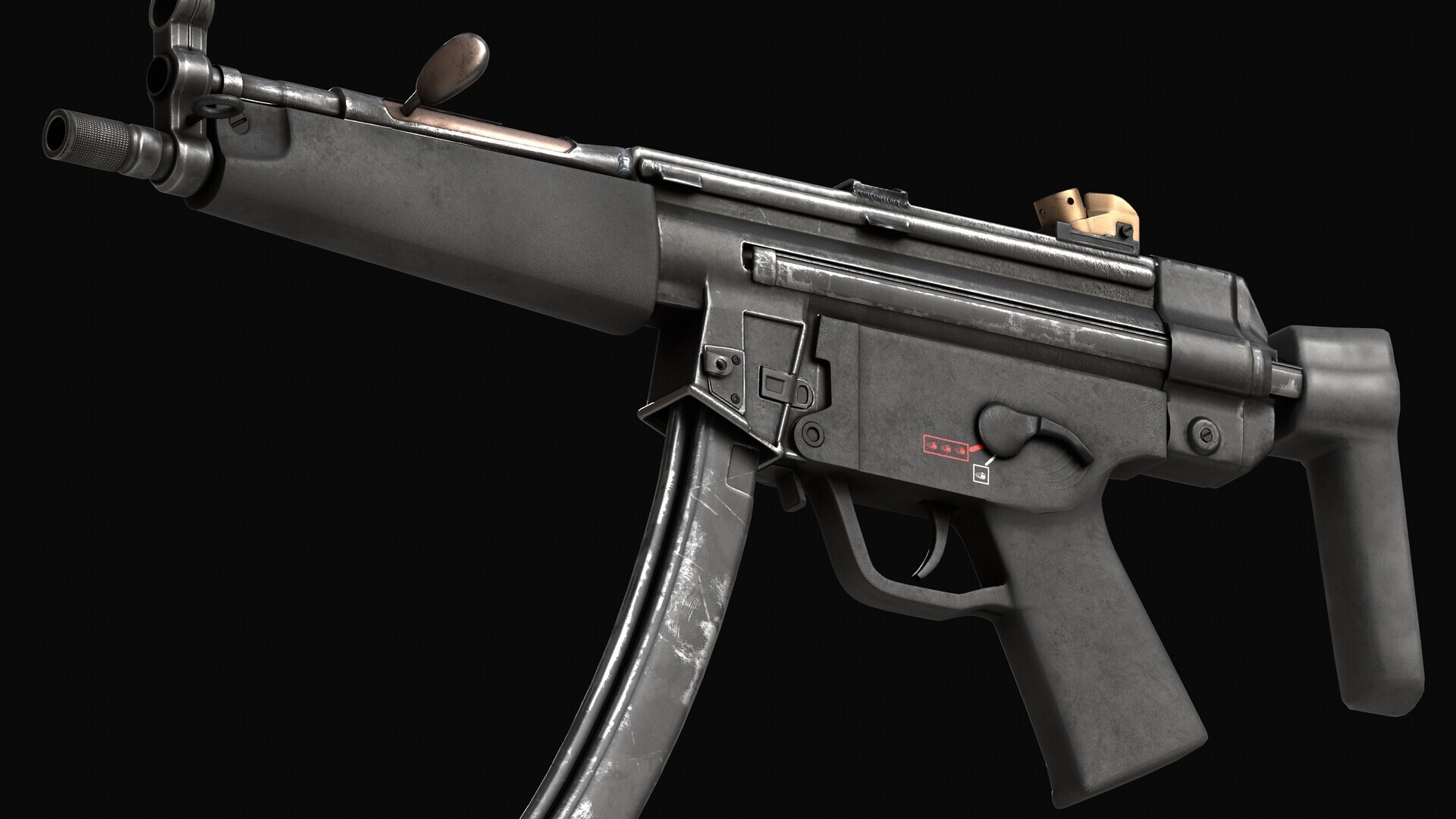 ArtStation - "MP5 - Submachine Gun"