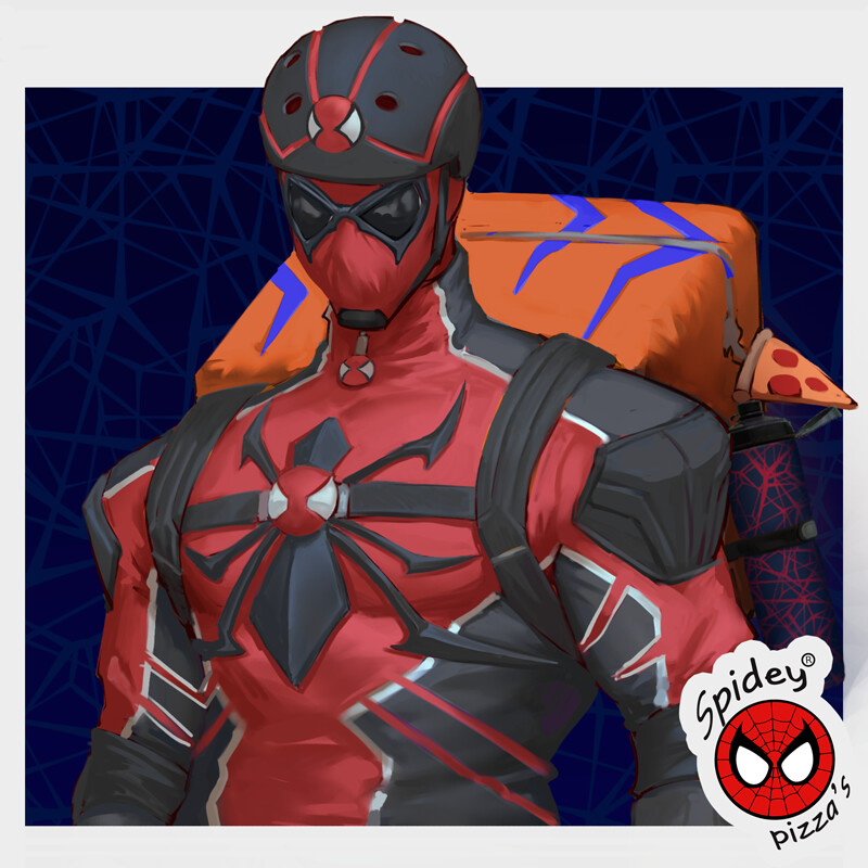 ArtStation - Spidey pizza's