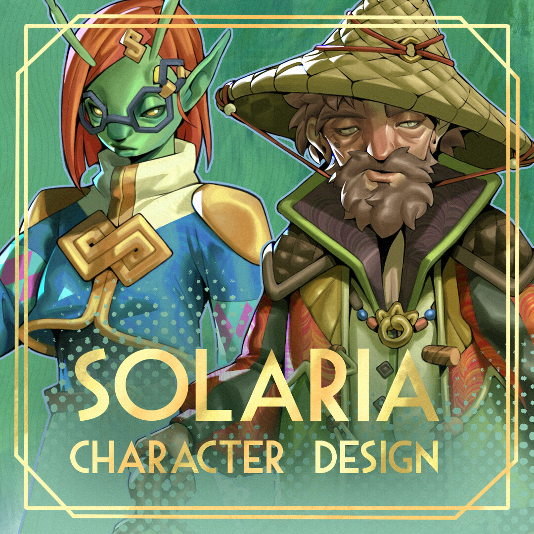 ArtStation - RPG Game Character Development – Solaria Project