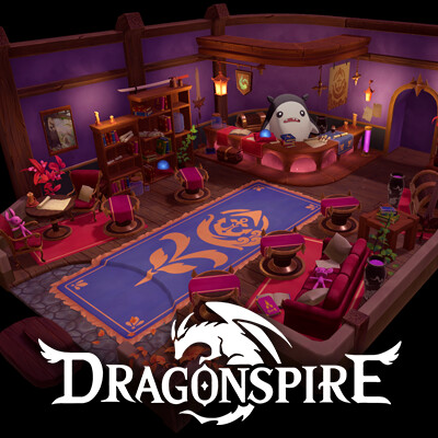 ArtStation - Dragonspire: Shop + Healing + Demon Rooms
