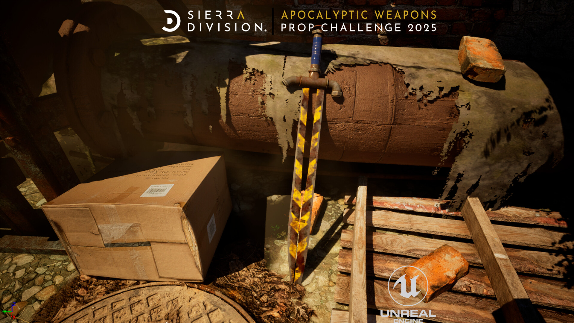 ArtStation - Post Apocalyptic Weapon: Pipe Sword