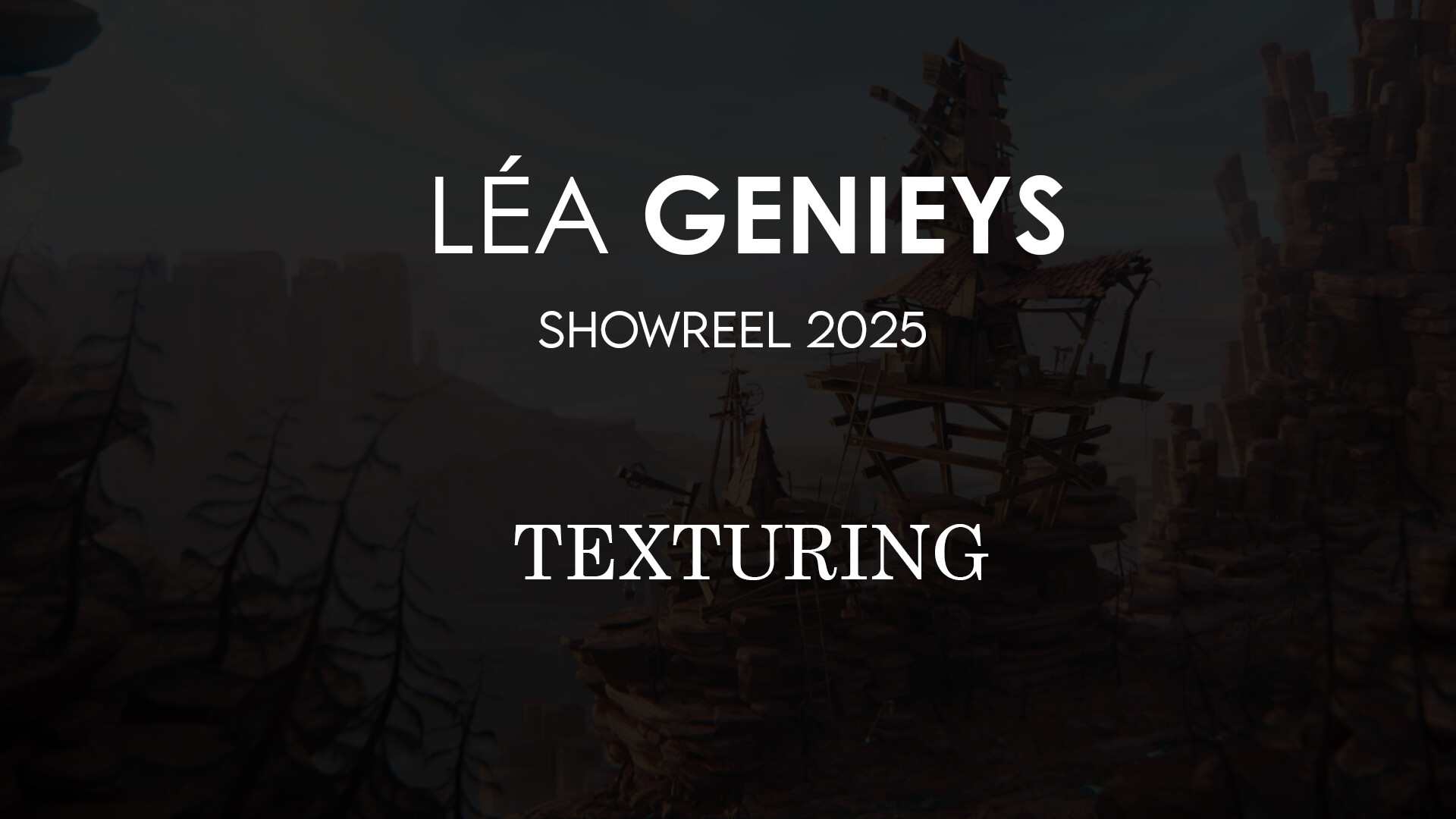 ArtStation - Lea GENIEYS - Texturing - Showreel