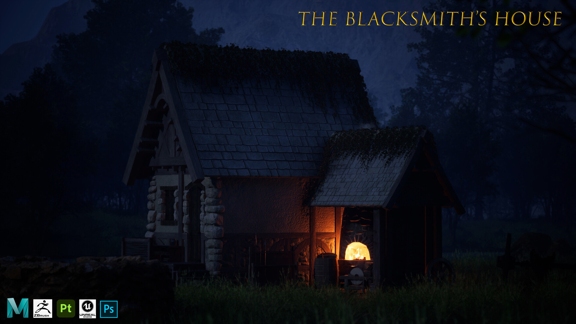 ArtStation - •THE BLACKSMITH’s HOUSE•