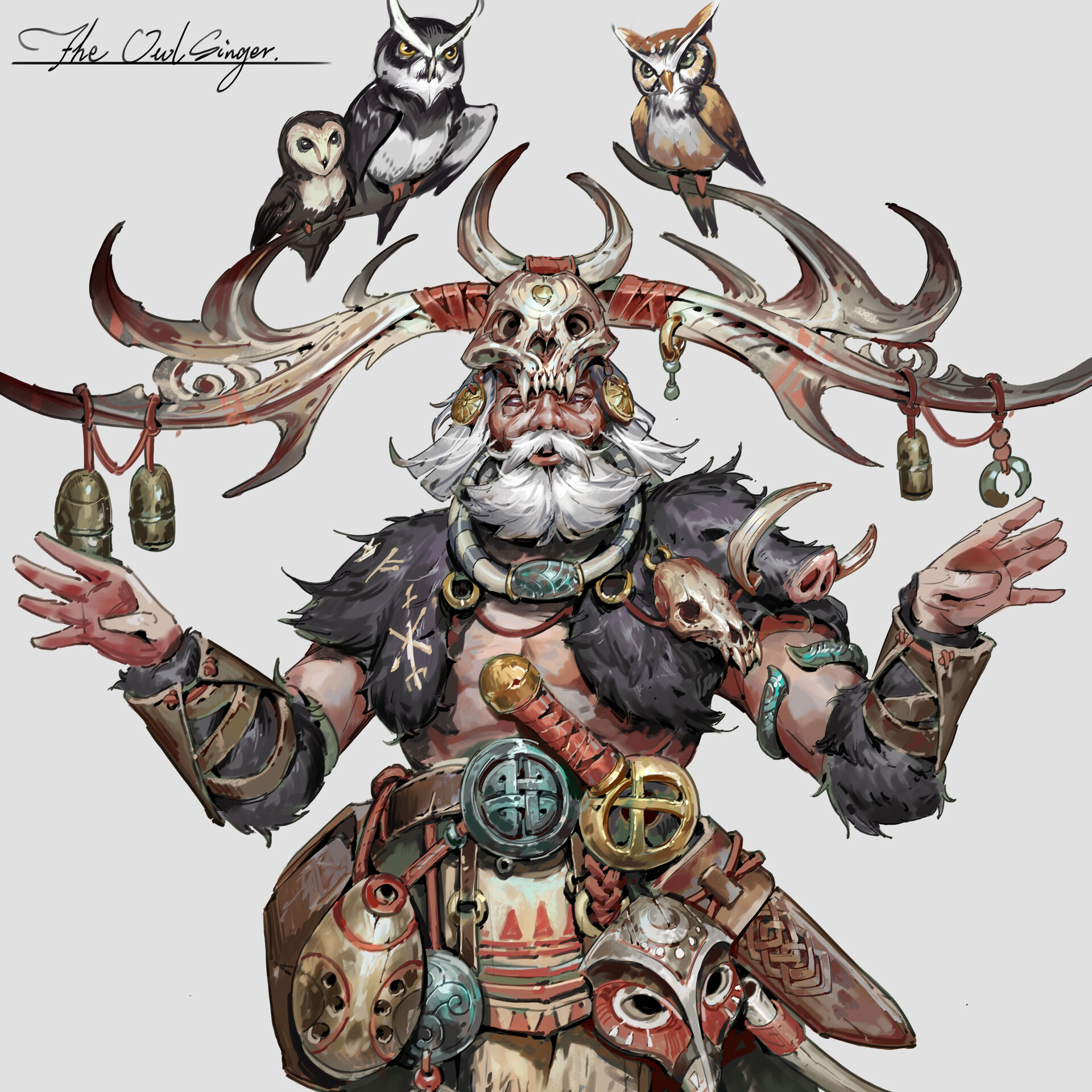 ArtStation - 005-The Owl Singer