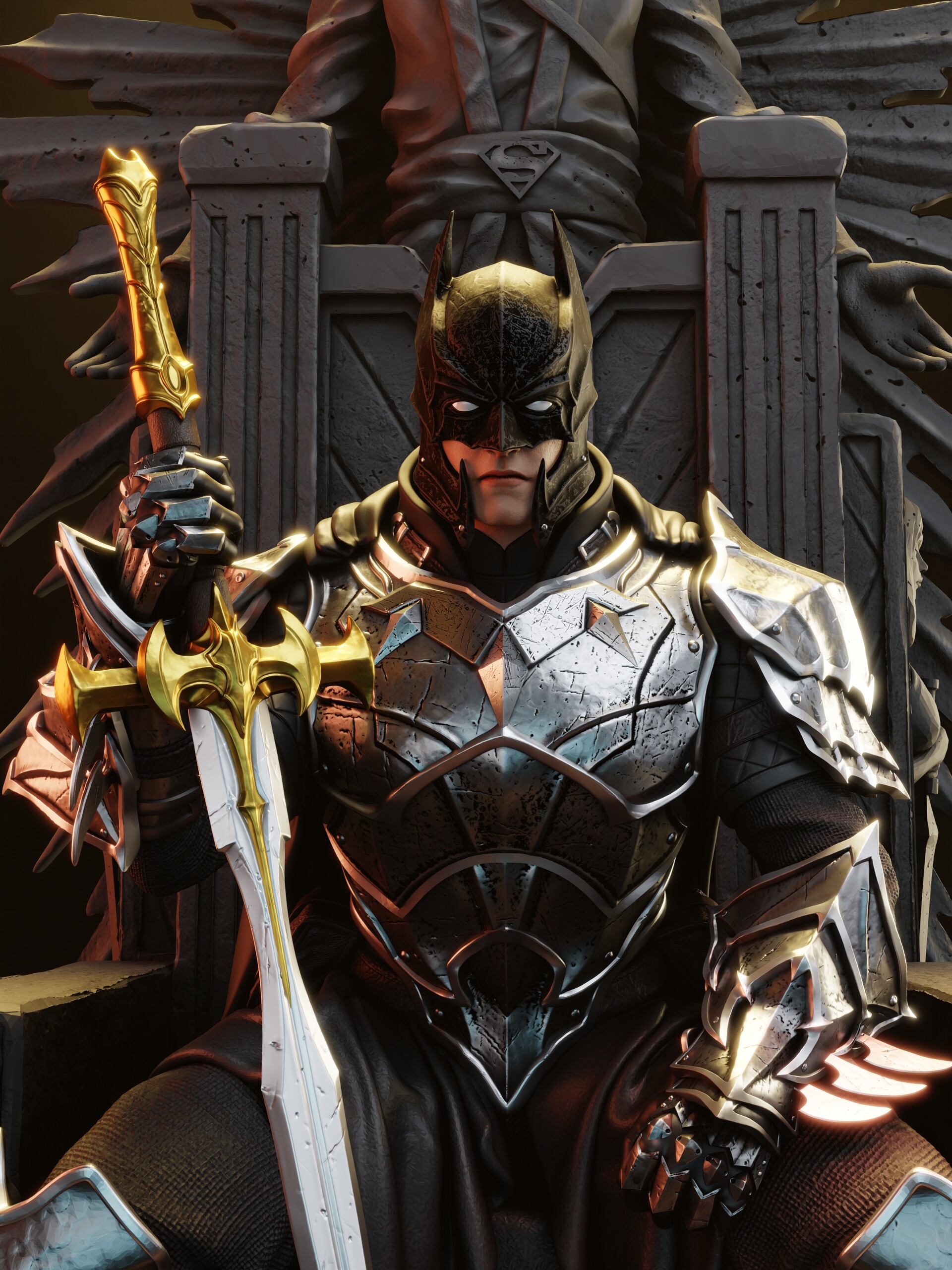 ArtStation - Batman Knight of Steel