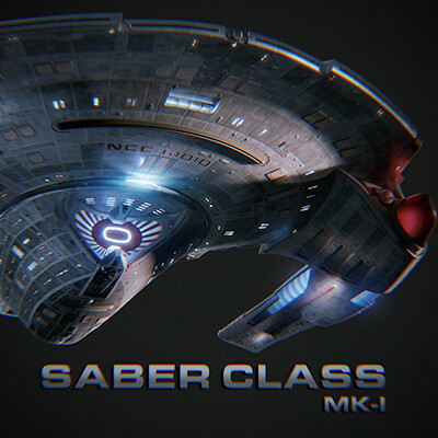 ArtStation - Star Trek: Saber-Class Mk-I Starship