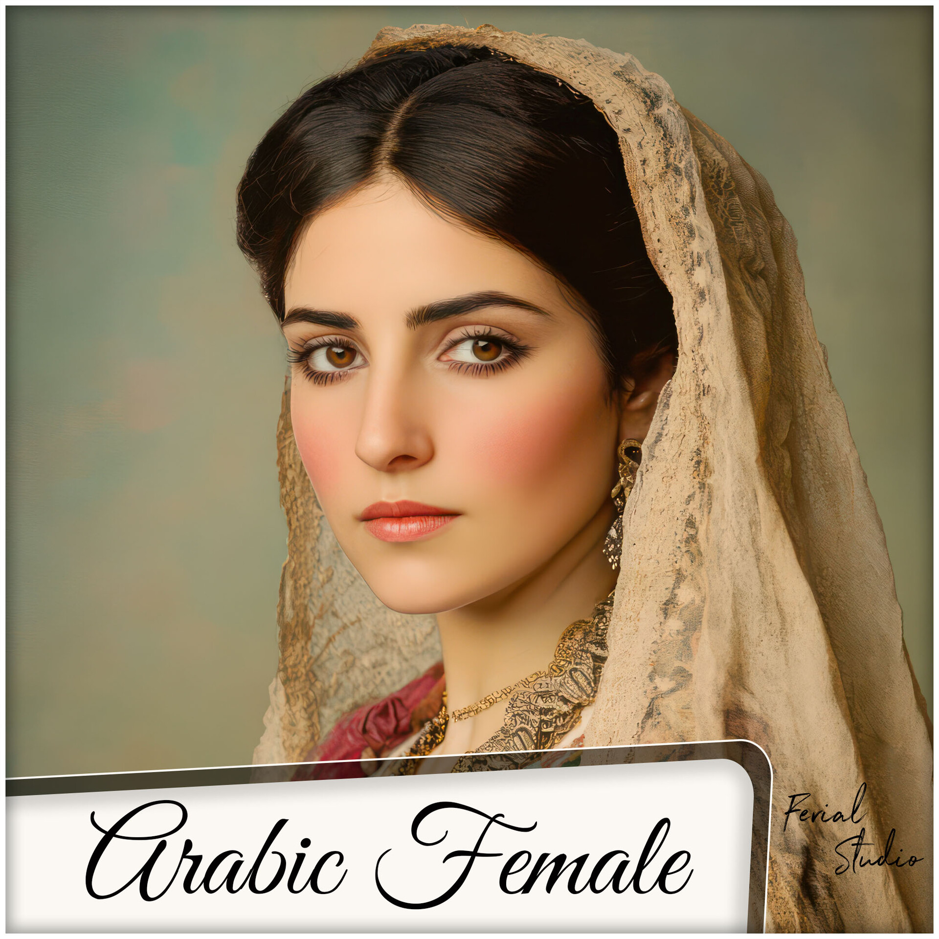 ArtStation - 🔹230 Arabic Female Character Reference Image Pack v.82 |4K|