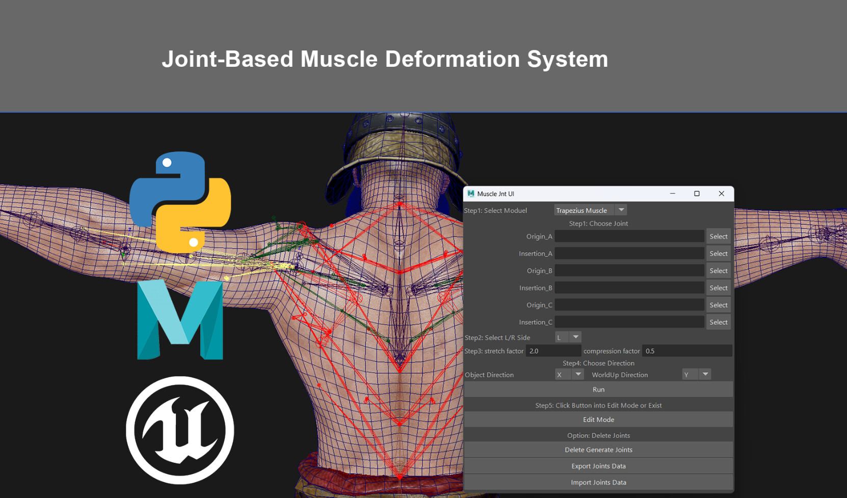 ArtStation - Joint-Based Muscle Deformation