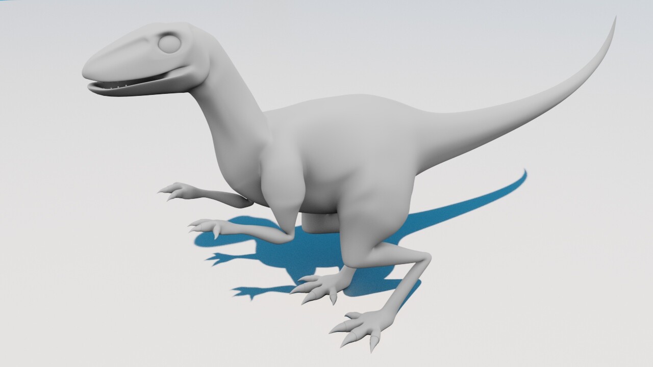 ArtStation - 3d_dinosaur_model
