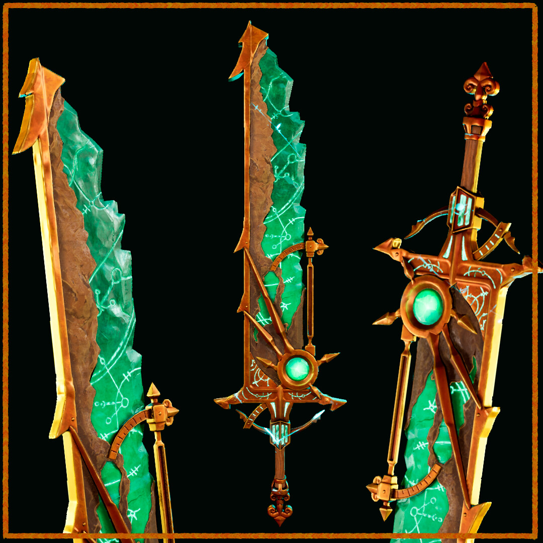 ArtStation - Magical Crystal Sword
