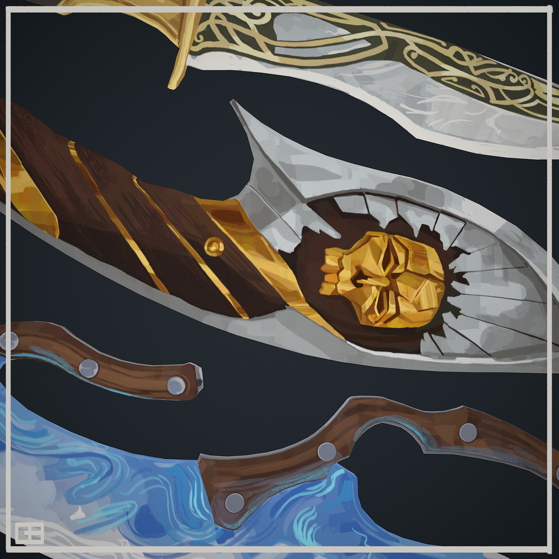 ArtStation - Magical Daggers