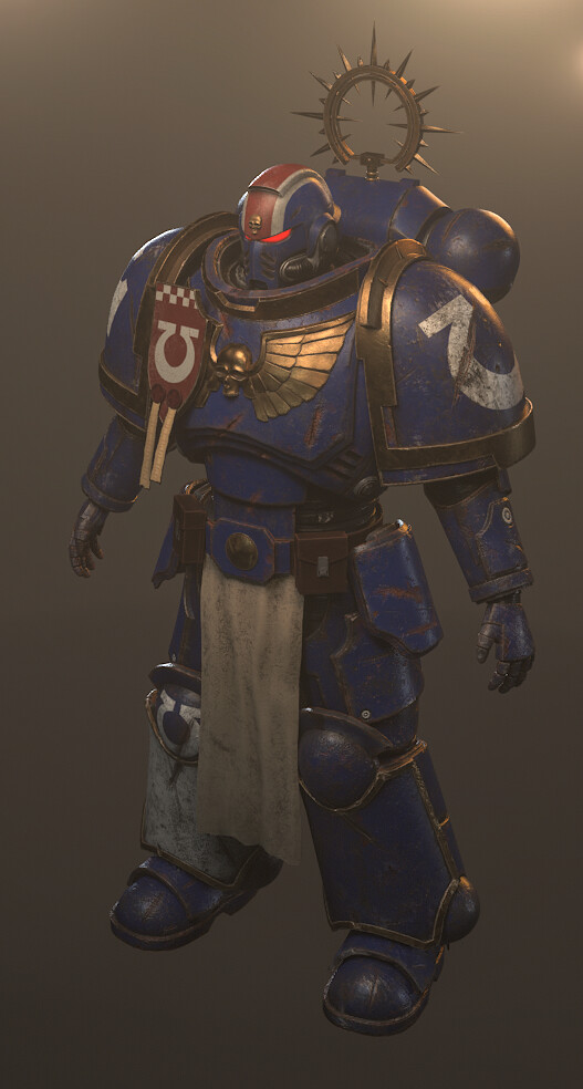 ArtStation - Warhammer 40K: Space Marine - Ultramarines 3D Modeling