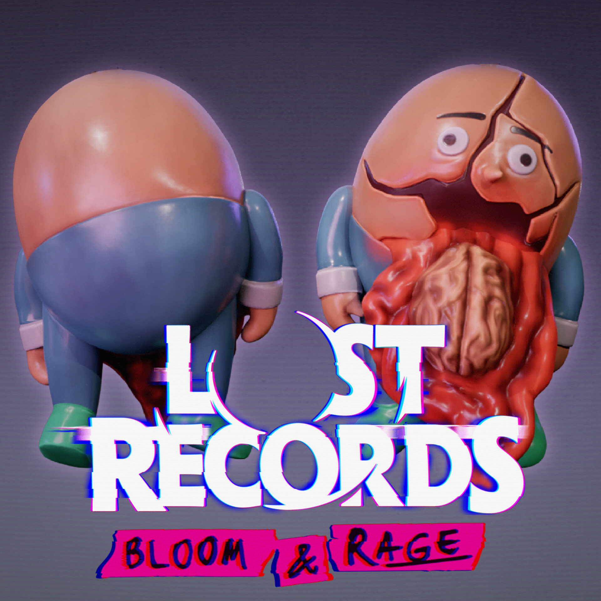 ArtStation - Lost records : Bloom & Rage - Humpty Dumpty Key Chain