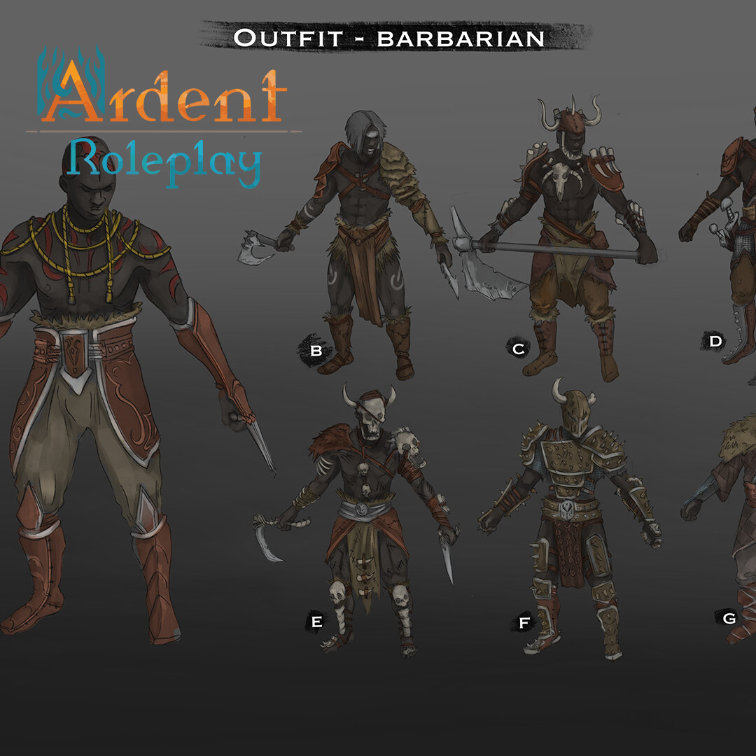 ArtStation - Ardent Roleplay character Concept art