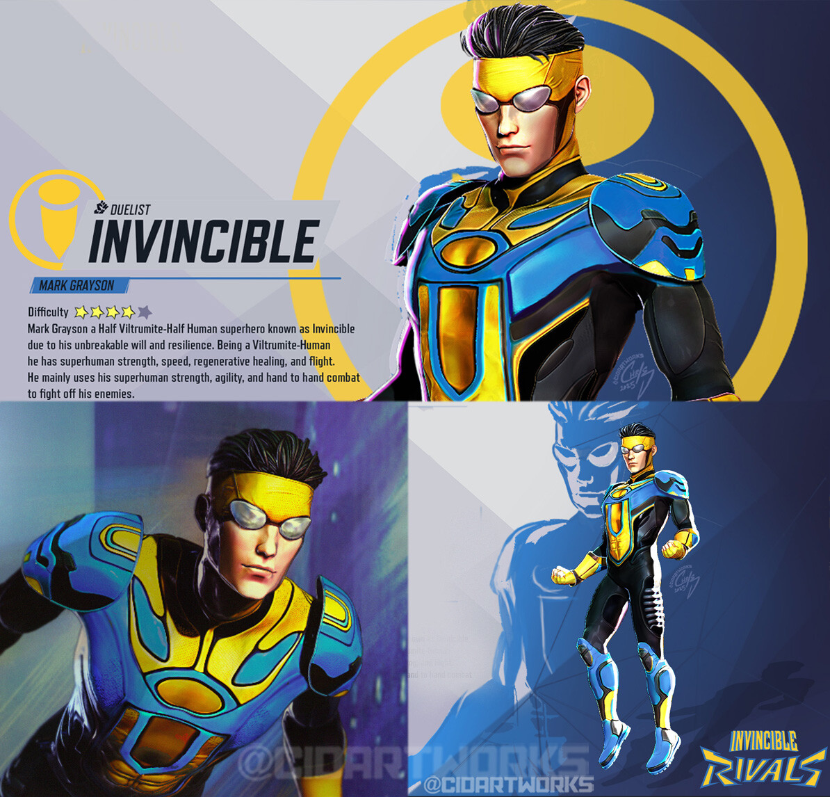 Chris Delarazan (@cidartworks) - 3D Character Art & Concept: Invincible ...