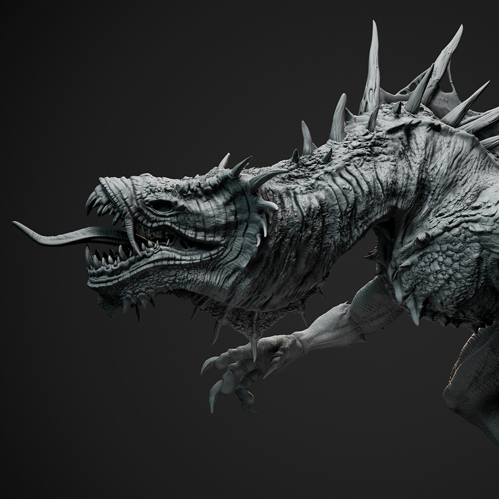 ArtStation - Swamp Wyvern