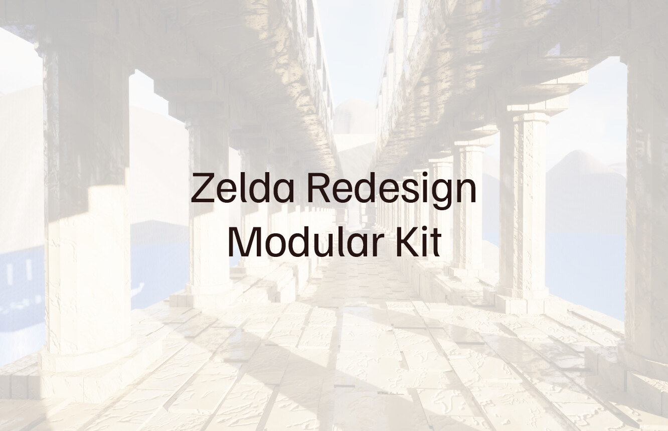 ArtStation - Zelda Redesign Modular Kit