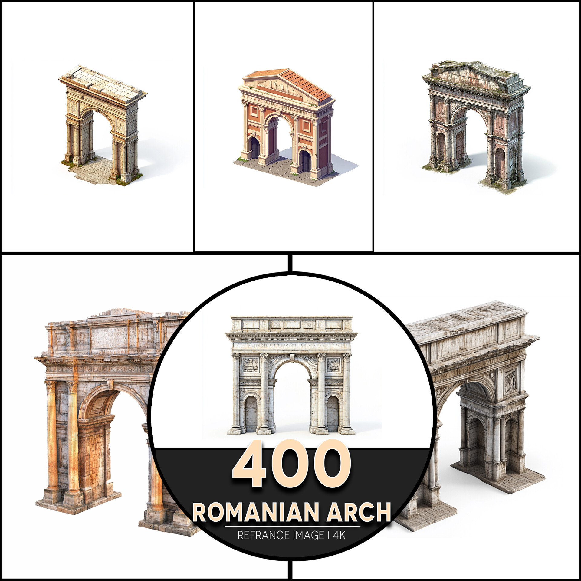 ArtStation - Romanian Arch 4K Reference/Concept Images