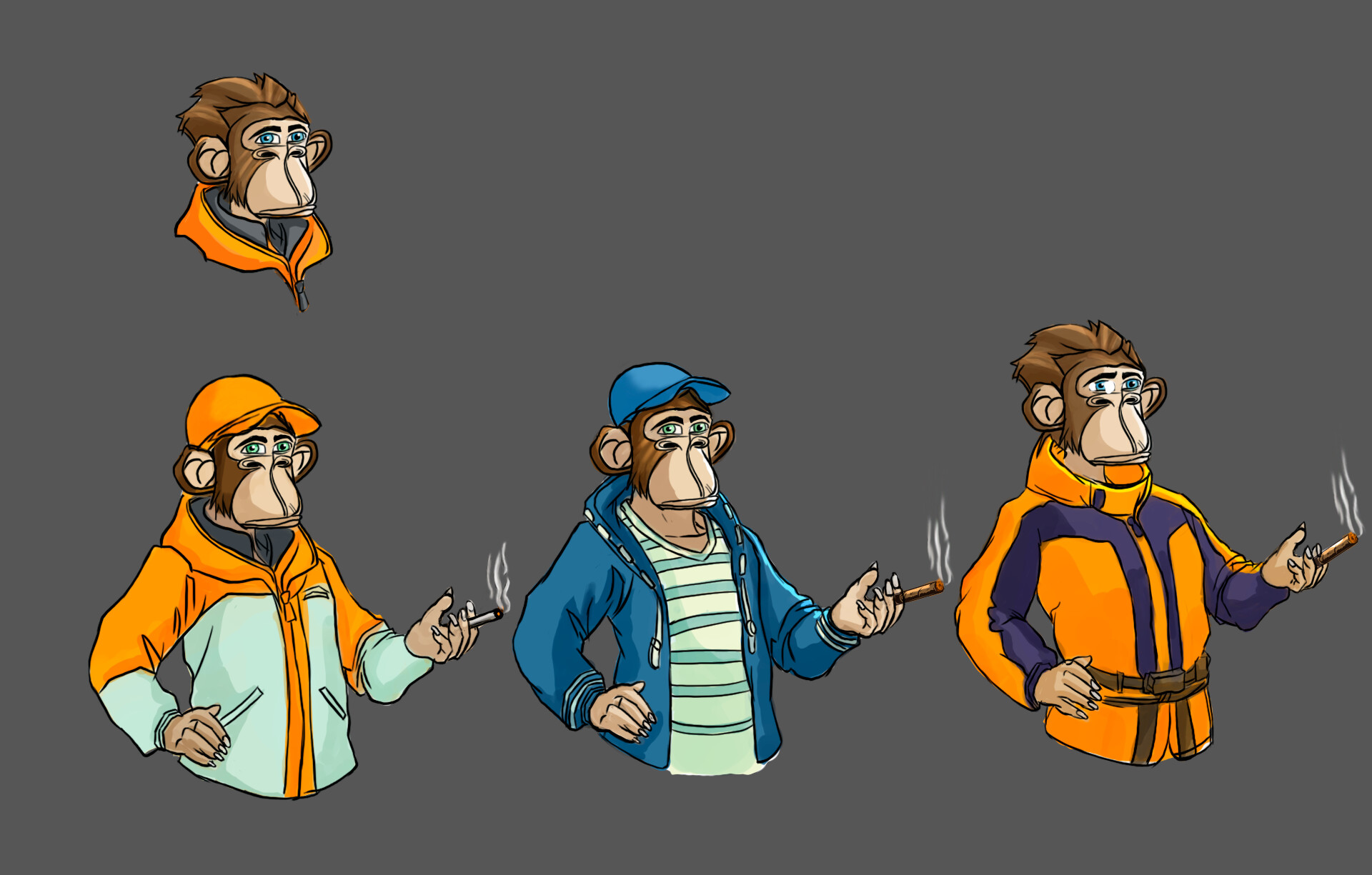 ArtStation - Apes Character concept art