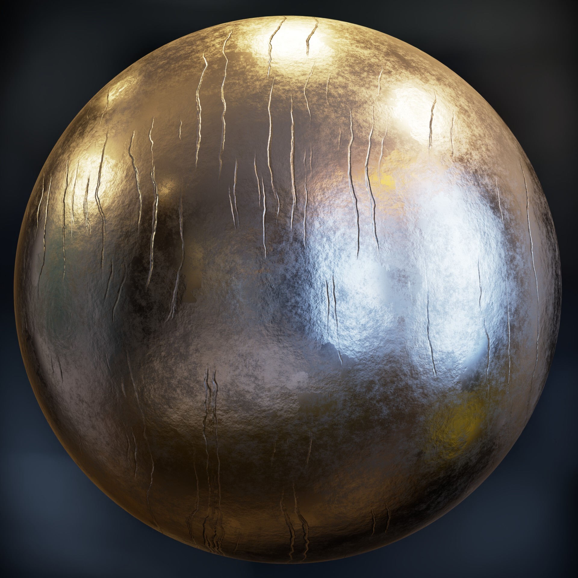 Ryan King - Procedural Scratched Metal Material (Blender Tutorial)