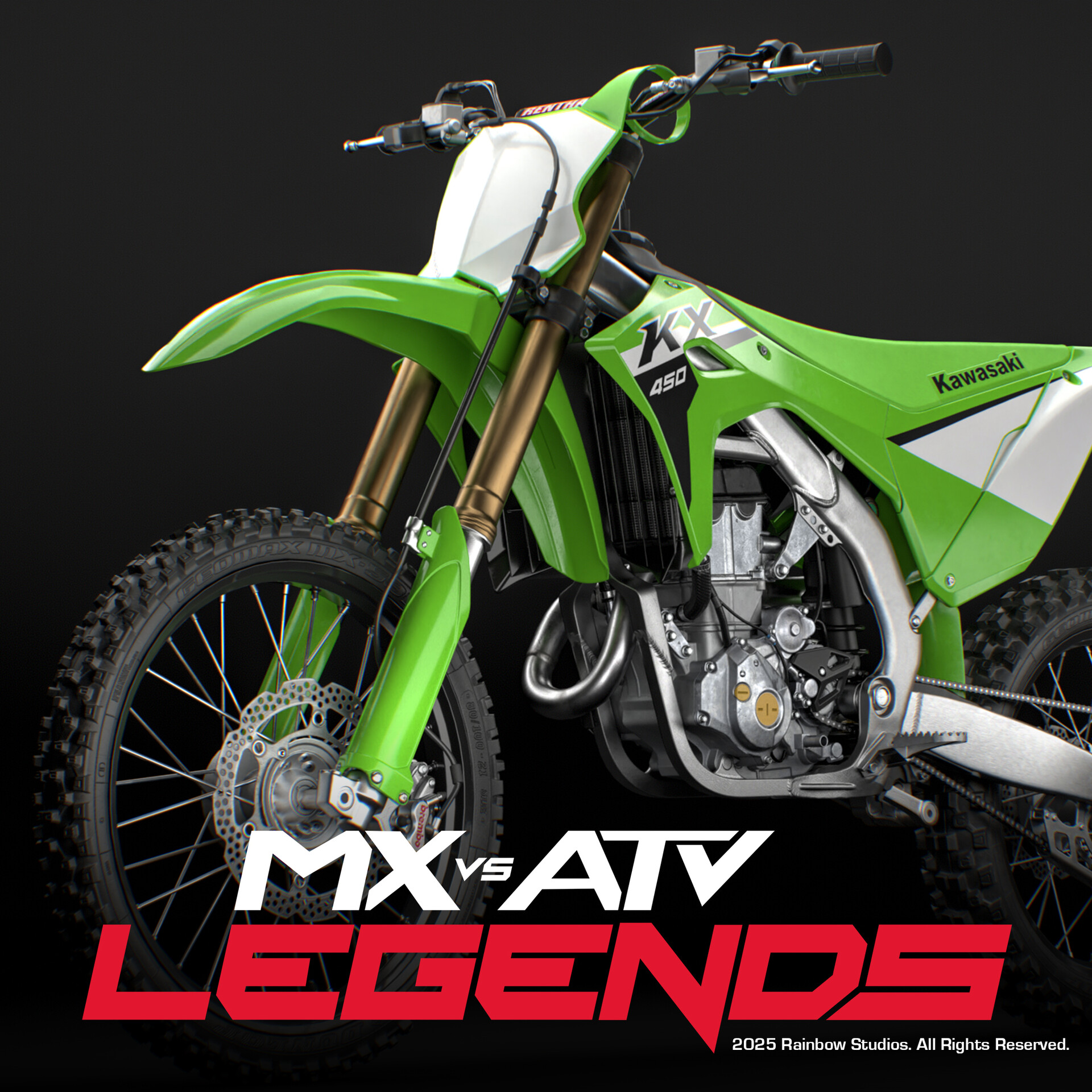 ArtStation - Kawasaki 2024 Mx Vs Atv Legends and Akrapovic Pipe