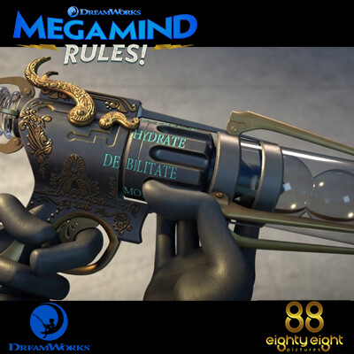 ArtStation - Megamind's Iconic Dehydration Gun (De-Gun)