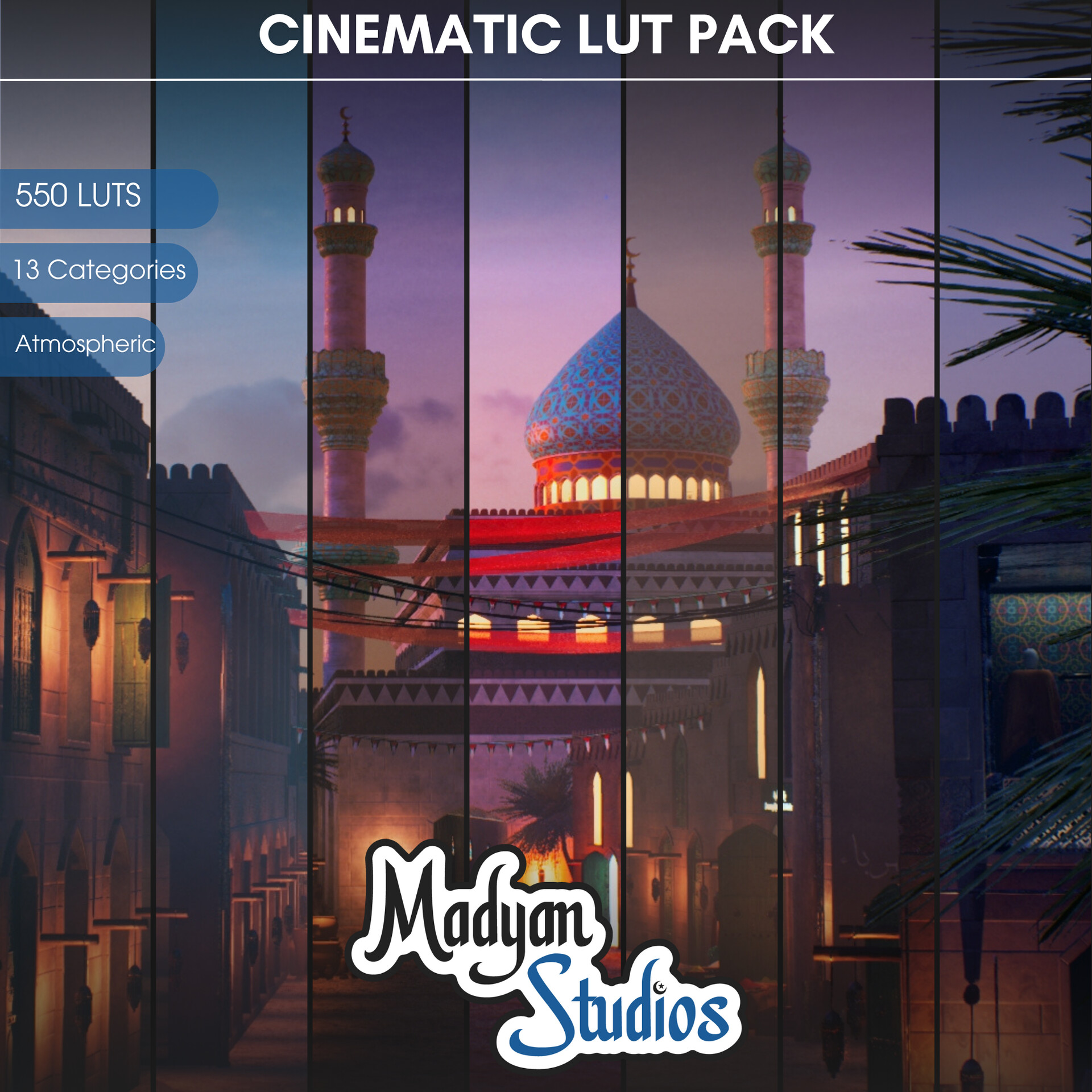 ArtStation - Madyan LUT Pack: Cinematic Collection - 550 LUTs
