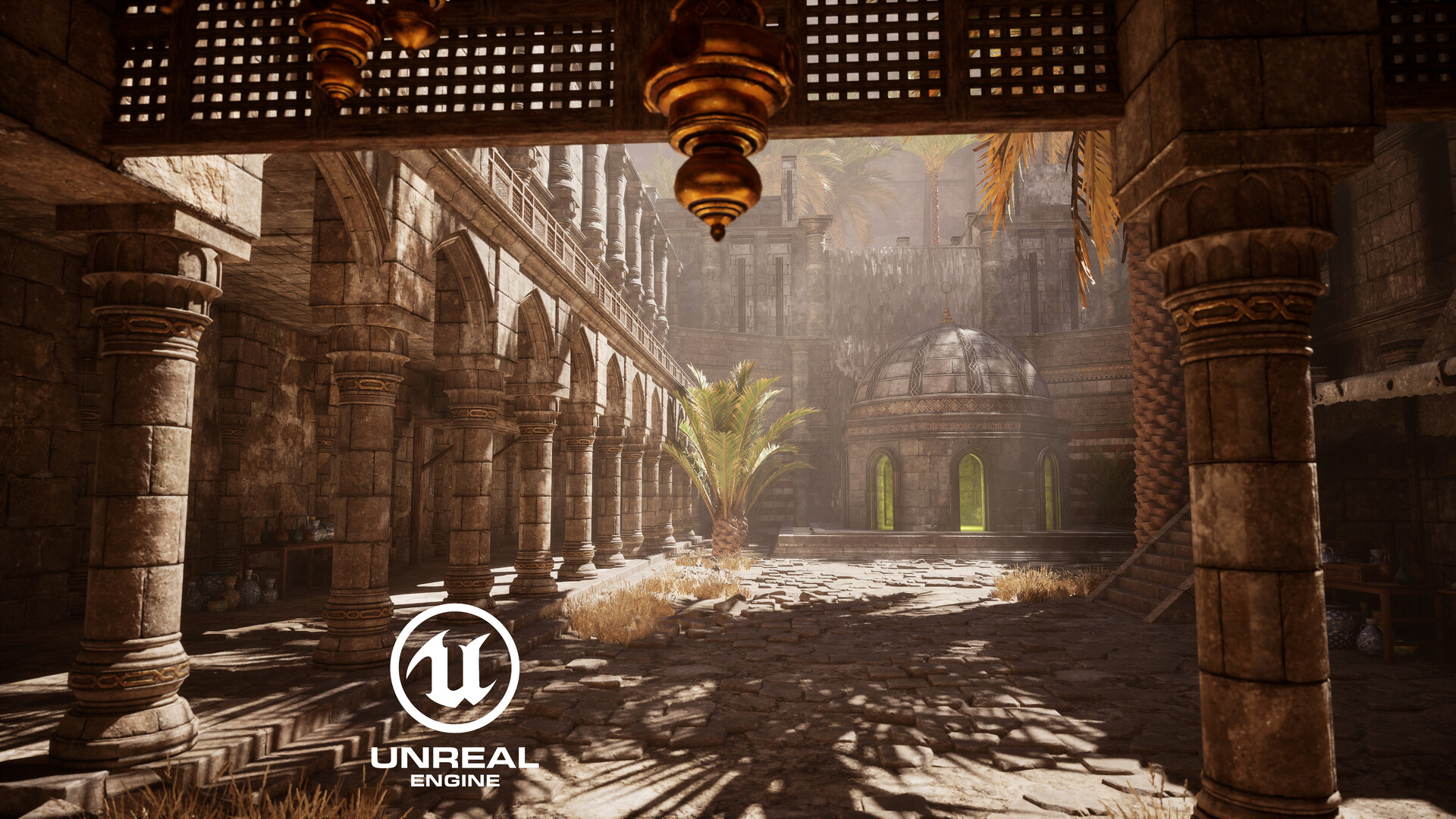 ArtStation - The Bazaar Meshingun | Lighting in Unreal Engine Study Part 3